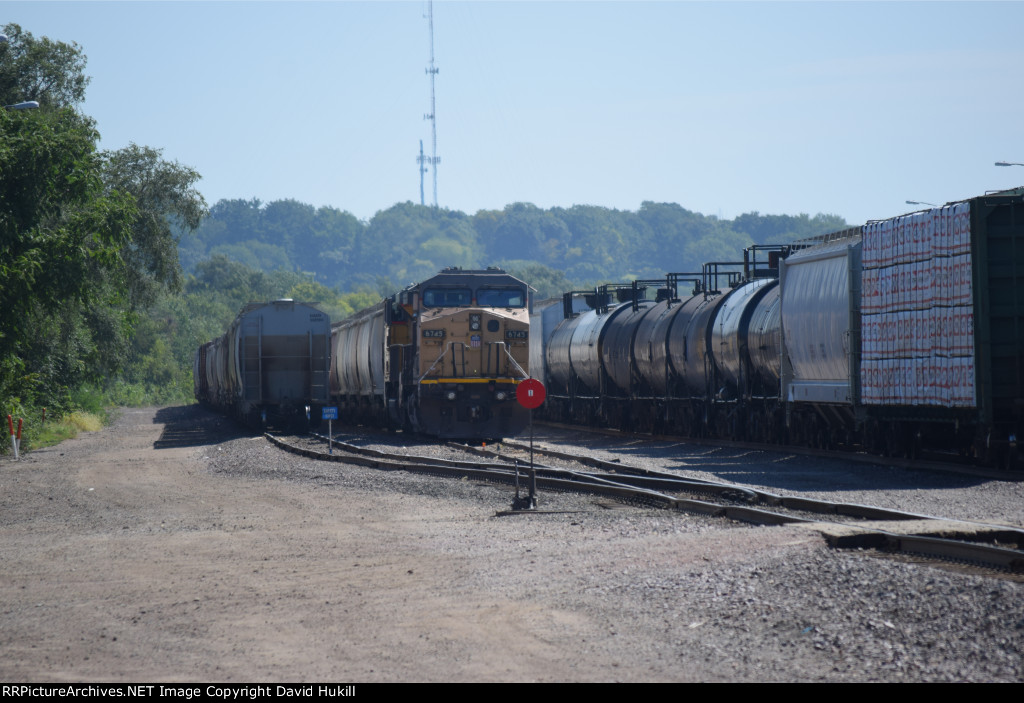 UP Engine 6745, Des Moines IA
